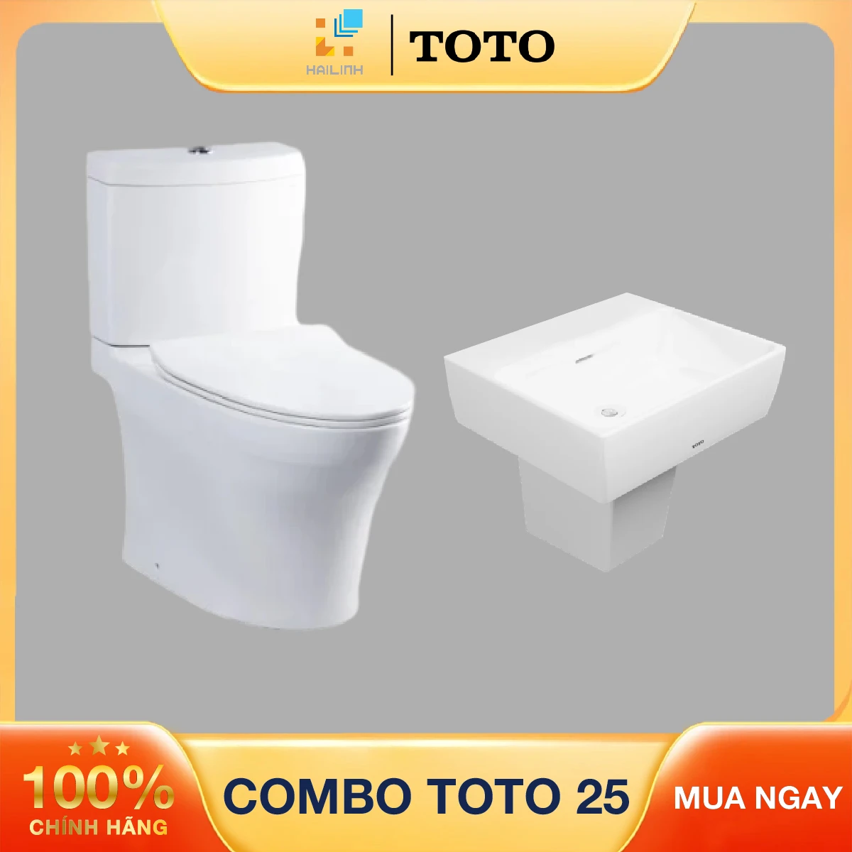 Combo thiết bị vệ sinh TOTO 25 giá rẻ