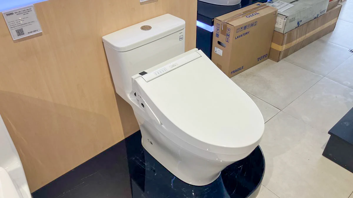 Bồn cầu điện tử TOTO MS857CDW15 chính hãng, giá mới nhất hiện nay